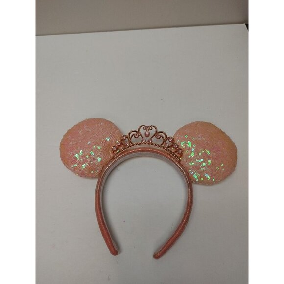 Disney | Accessories | Disney Parks Princess Crown Tiara Sequin Mouse ...